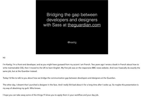 Bridging The Gap Between Designers And Developers At