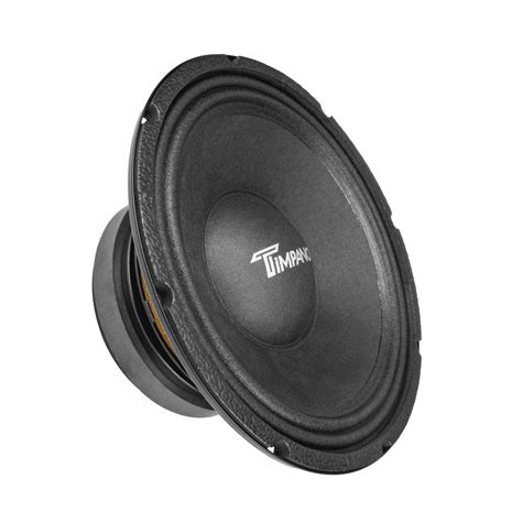 Timpano Tpt Md10 10インチmidbass Speaker Pro Audio 800ワット、プロフェッショナルおよびカーオーディオシステム用の8オームミッドベーススピーカー