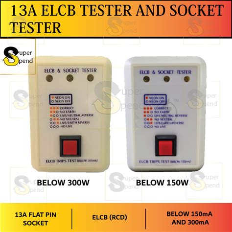 13A ELCB Tester Socket Tester Shopee Malaysia