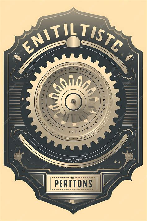 Premium Ai Image Brilliant Inventor Metallic Tones Futuristic Font