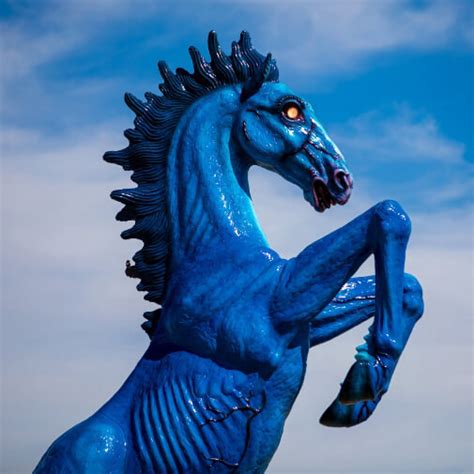 Horse Statue At Denver Airport