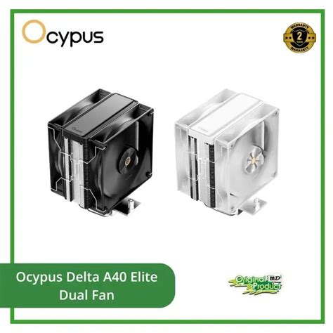 Jual Ocypus Delta A40 Elite Dual Fan 4 Heatpipe Tdp 220w Air Cooler