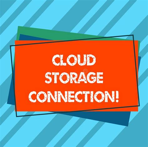 Writing Note Showing Cloud Storage Connection Business Photo Showcasing Stored Data On Remote