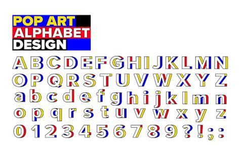 팝 아트 알파벳 글꼴 아이콘 세트와 3 차원 디자인의 벡터 그림입니다 3d 효과 문자 숫자 및 기호 그림자 아이소 메트릭 그림자에 대한 스톡 벡터 아트 및 기타 이미지