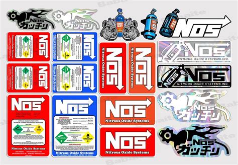 Sticker Nitrous Nos Logo