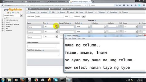 Flotech Tutorial Phpmyadmin Mysql Wamp Server Create Database