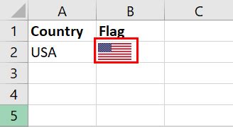 Ways To Insert A Country Flag In Excel Cell How To Excel