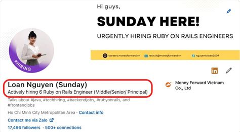 Loan Nguyen Sunday On Linkedin Rubyonrails Ruby Rubyonrails Rubyonrails Hiringnow