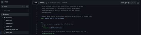 Gitea Actions Jekyll Workflow Schallberts Blog