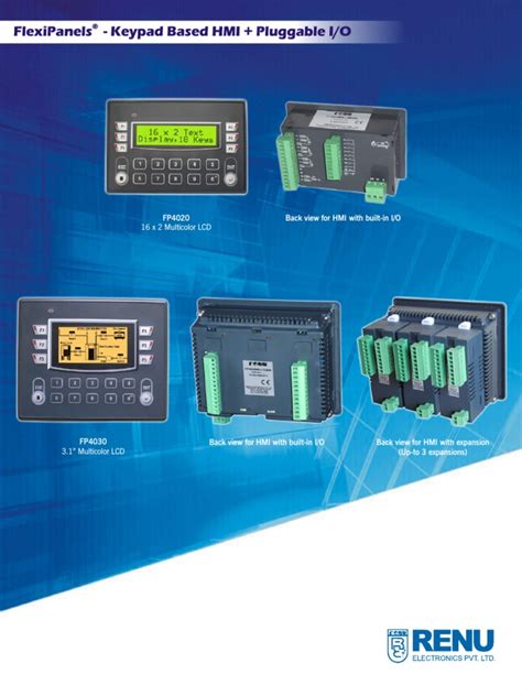 Flexipanels Keypad Based Hmi With Io Pdf Bipolar Junction Transistor Programmable Logic