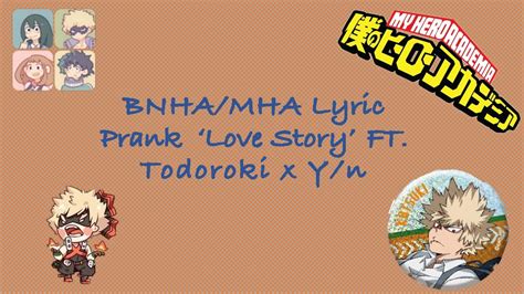Bnhamha X Yn Lyric Prank Love Story Youtube
