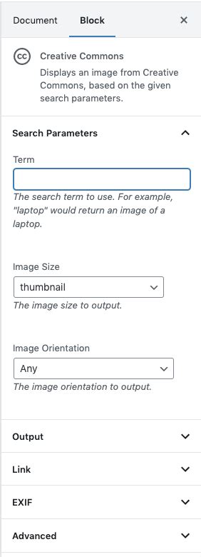 Generate Dynamic Elements Creative Commons Image Wp Zinc
