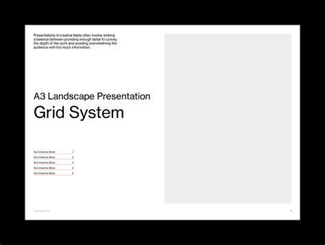 A3 Presentation Grid System For Indesign 2 Behance