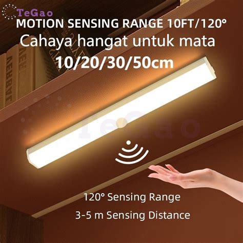 Jual Lampu Sensor Gerak Magnetic Motion Sensor Lampu Stick Panjang Led