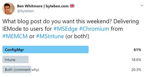 Enable Ie Mode And Use A Site List In Edge Chromium With Microsoft Endpoint Manager Byteben