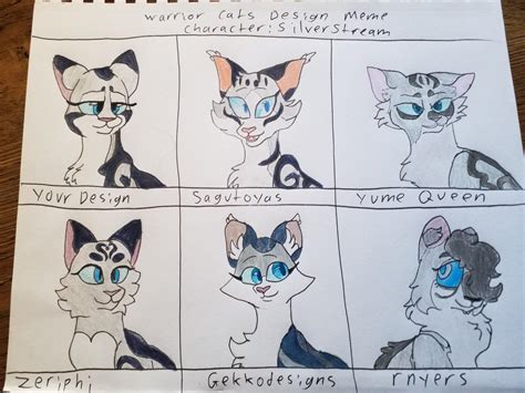 Warrior Cats Design Meme Silverstream By Kattren On Deviantart