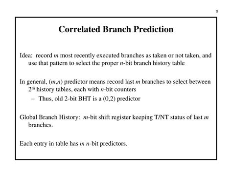 Ppt Dynamic Branch Prediction Powerpoint Presentation Free Download