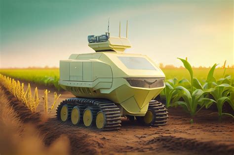 Premium Ai Image Agriculture Robotic And Autonomous Car