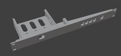 Archivo 3d Gratis Ubiquiti Cloud Gateway Ultra Rackmount Addapter ☁️