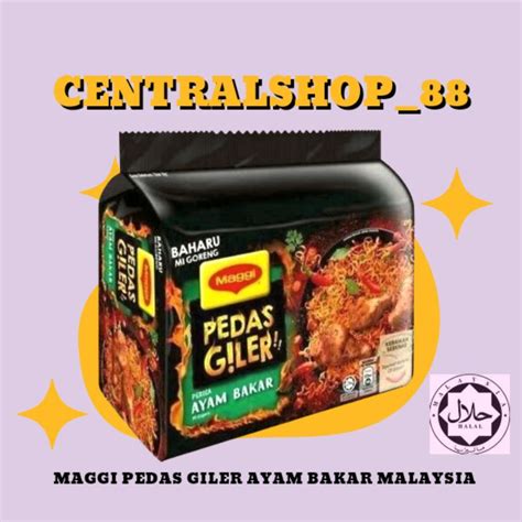 Jual Maggi Pedas Giler Ayam Bakar Shopee Indonesia