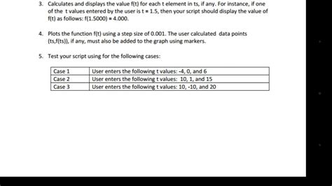 Solved Lab Problem If Then Constructs Loops Plotting Chegg