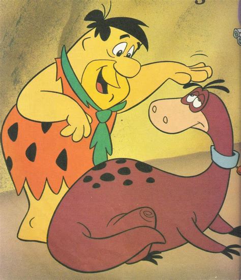 Fred And Dino Animated Cartoons Flintstones Flintstone Cartoon
