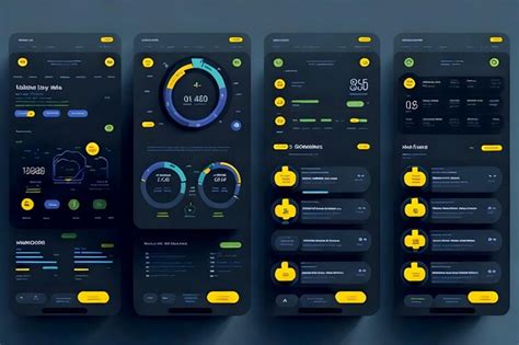 Modèle De Panneau Dadministration De Kit Dinterface Utilisateur De Tableau De Bord