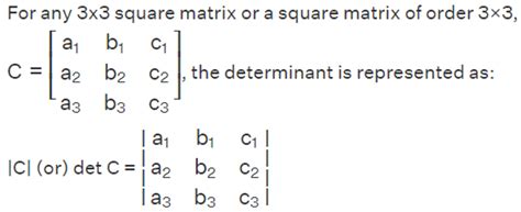 Determinants Formula Definition Calculation Properties Rules Notes