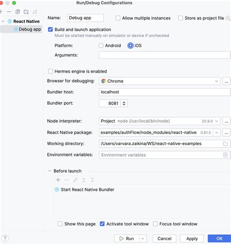 React Native Intellij Idea Documentation