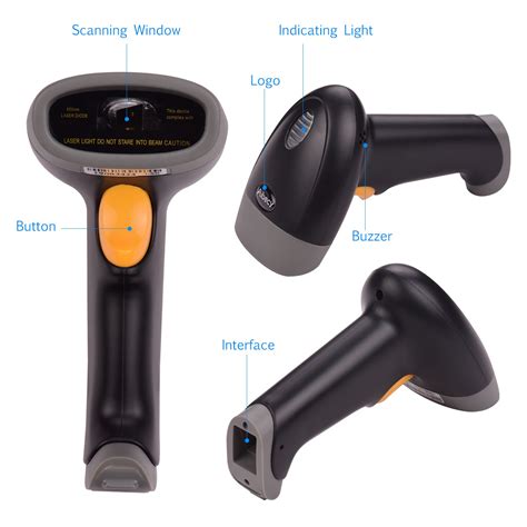 Aibecy Handheld 1d Usb Barcode Scanner Bar Code Re Grandado