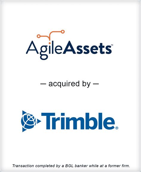 Agileassets Acquired By Trimble Software Manda Advisory Technology M