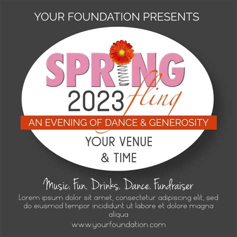 Spring Fling Template Postermywall