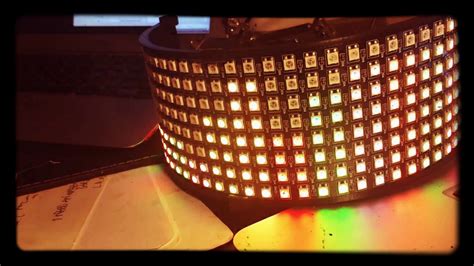 Test LED Matrix Spectrum Analyser YouTube