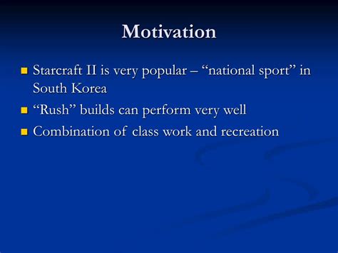 Ppt Improving Starcraft Ii Build Orders Using Variable Length Genetic