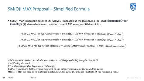 Pfep Calculation User Guide Pptx To Work Ppt