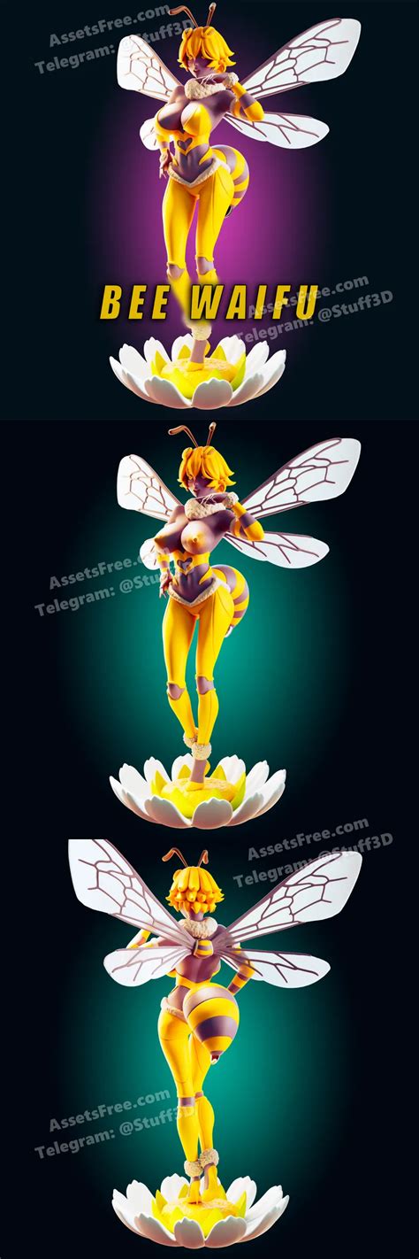 Bee Waifu 3d Print Model Download Free