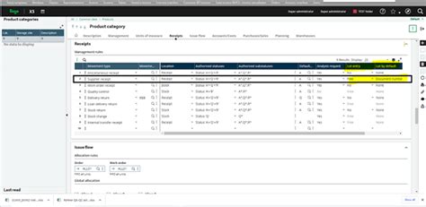 Error Lot Complement Not Validated When Creating Purchase Receipt General Discussion Sage X3