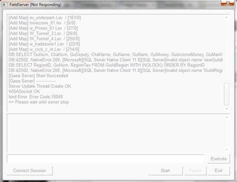 Session Server Crash Ep V RaGEZONE MMO Development Forums