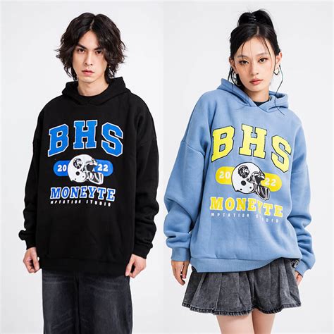 Unisex Heavyweight Fleece Hoodie With Customized Embroidery Lezhou