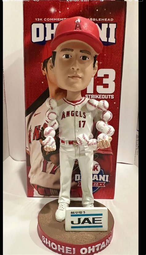 【スタジアム限定】大谷翔平 ボブルヘッド 4 8 ★13奪三振記念★