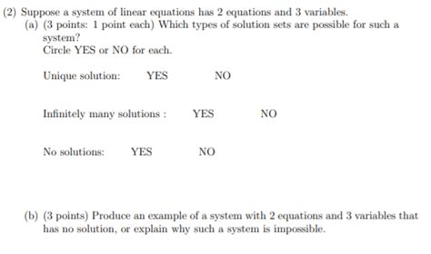 Solved Suppose A System Of Linear Equations Has Chegg