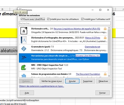 Libreoffice Tableur Transformer Une Macro Vba Pour Lutiliser En Basic Pour Libreoffice Calc