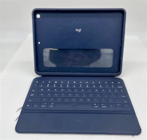 Logitech Yu0073 Rugged Combo 3 Ipad Keyboard Case Blue For Ipad 7th 8th 9th Gen Ebay