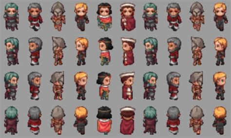 Draw Retro Pixel Art Pixel Character Tilesets 2d Sprite Sheet Pixel Game Art By Israel Artz