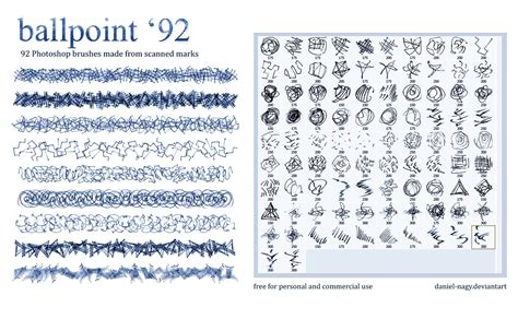🔩자료백업계💚 On Twitter 볼펜으로 막 낙서한 느낌의 포토샵 브러쉬 Slwphs5hff 클립스튜디오 호환 가능합니다 배경 채우거나 분위기