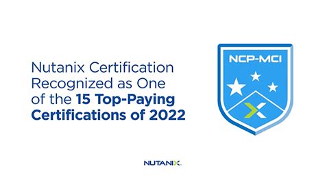 Nutanix Certification Recognized As 8 Top Paying Certification In 2022 Nutanix Spiceworks