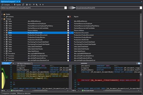 How To Compare Two Sql Databases From Visual Studio