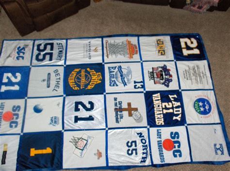 T Shirt Quilt A Nostalgic Memory Of High School And College