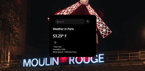 GitHub Anoshmatti Weather App A Website Stating Temperature Humidity And Wind Speed At A