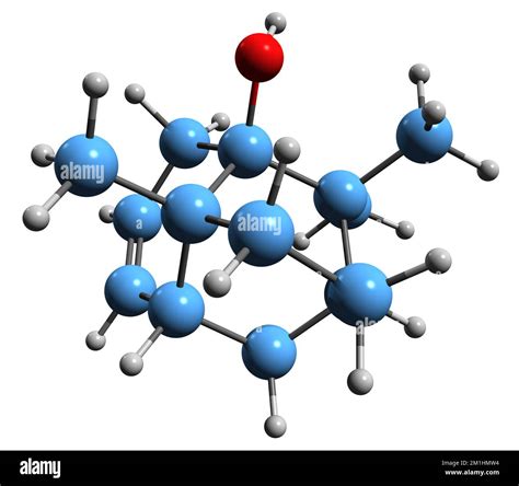 3d Image Of Norpatchoulenol Skeletal Formula Molecular Chemical Structure Of Tricyclic